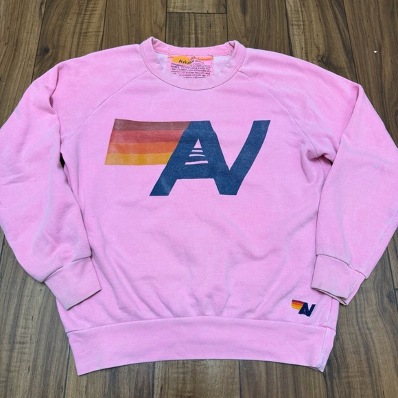 Aviator Nation | Sweaters | Aviator Nation Logo Relaxed Crew Sweatshirt ...